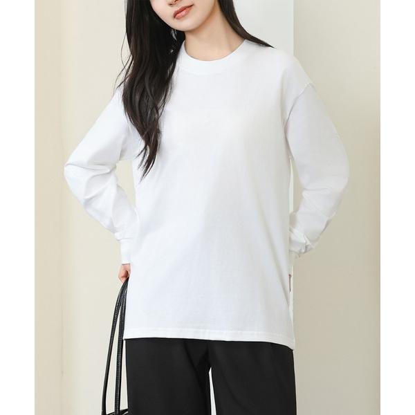 『タイムセール実施中』ZOZO問い合わせ番号:100415075ショップ:Lace Ladies，レースレディースブランド:DAYRA，デイラ商品名:コットン クルーネック 袖口 切替 カットソーカテゴリ:トップス>Tシャツ/カットソ...