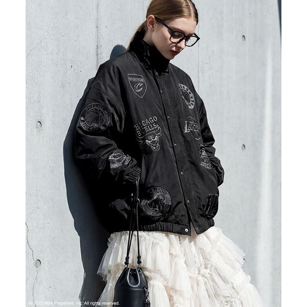 ZOZO問い合わせ番号:100415441ショップ:antiqua，アンティカブランド:antiqua，アンティカ商品名:NBA公式 ロゴ刺繍 バルーンジャケットカテゴリ:ジャケット/アウター>その他アウターブランド品番:YZ-001...