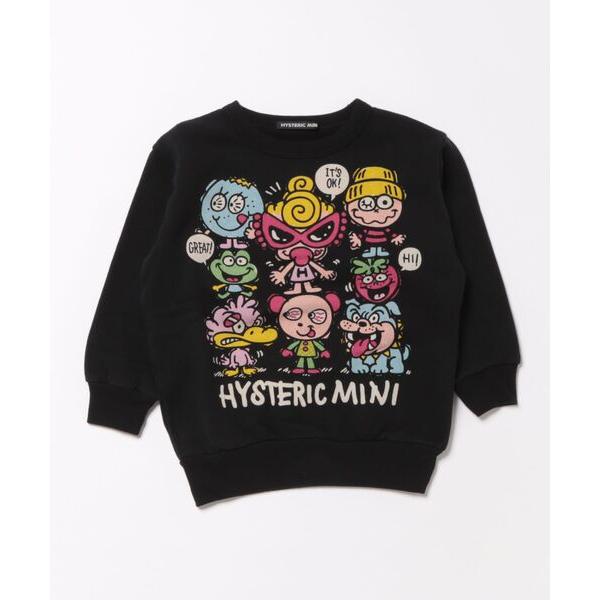 ZOZO問い合わせ番号:100416049ショップ:HYSTERIC MINI，ヒステリックミニブランド:HYSTERIC MINI，ヒステリックミニ商品名:WE'RE A HAPPY FAMILY 裏起毛トレーナーカテゴリ:トップス&gt...