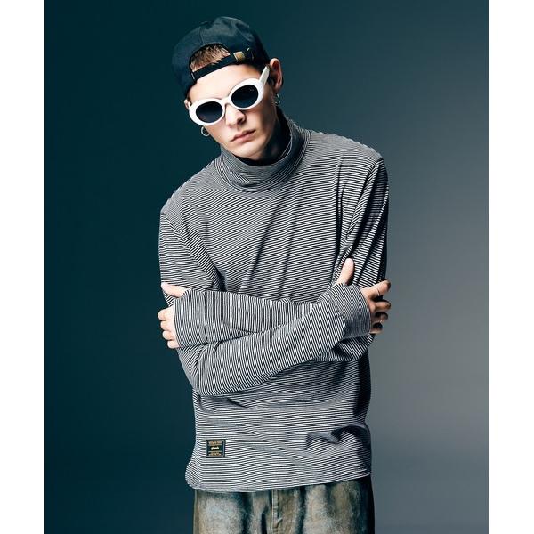 ZOZO問い合わせ番号:100416170ショップ:glamb，グラムブランド:glamb，グラム商品名:Deformed Turtleneck Cutsew / デフォームドタートルネックカットソーカテゴリ:トップス>Tシャツ/カッ...