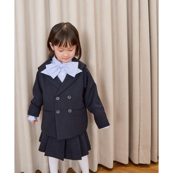 ZOZO問い合わせ番号:100416578ショップ:LOWRYS FARM，ローリーズファームブランド:LOWRYS FARM，ローリーズファーム商品名:メランジツイルセーラージャケット　593783カテゴリ:ジャケット/アウター>テ...