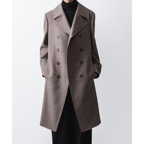 ZOZO問い合わせ番号:100417380ショップ:ato，アトウブランド:ato，アトウ商品名:DOUBLE BREASTED  COATカテゴリ:ジャケット/アウター>ピーコートブランド品番:AM25C-C02素材:ウール100%...