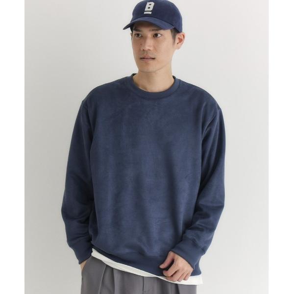 ZOZO問い合わせ番号:100448100ショップ:Right-on，ライトオンブランド:BACK NUMBER，バックナンバー，Right-on，ライトオン商品名:【BACK NUMBER】フェイクスエード トレーナー (ソフトタッチ/微...