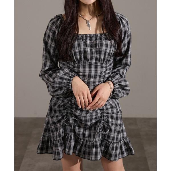 『タイムセール実施中』ZOZO問い合わせ番号:100448341ショップ:apres jour mignon，アプレジュールミニョンブランド:apres jour mignon，アプレジュールミニョン商品名:ドロストワンピースカテゴリ:ワン...