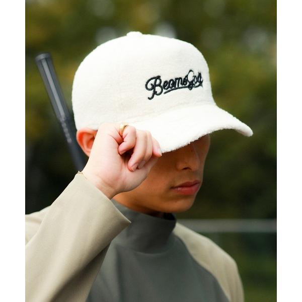 『セール実施中』ZOZO問い合わせ番号:100448513ショップ:BEAMS GOLF，ビームスゴルフブランド:NEW ERA，ニューエラ，BEAMS GOLF，ビームスゴルフ商品名:【別注】NEW ERA / ロゴ刺繍 ボア キャップカ...