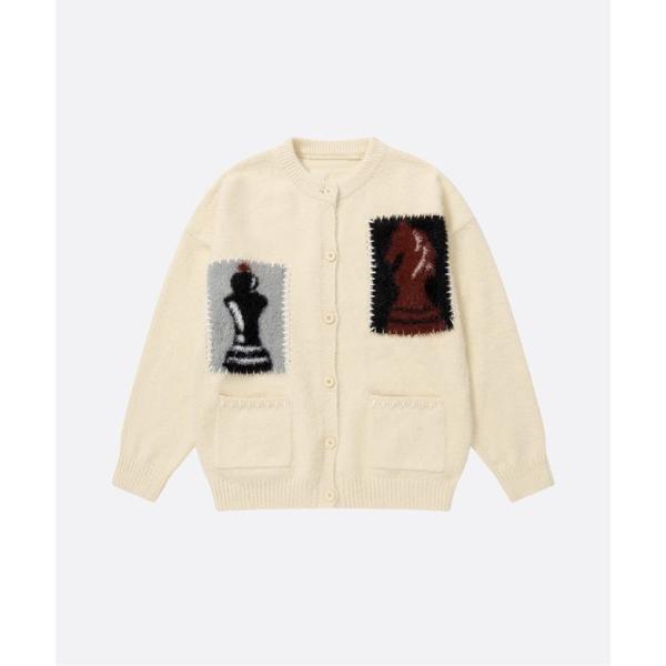 ZOZO問い合わせ番号:100448899ショップ:P L U M STORE，プラム ストアブランド:U:UME，ユーム商品名:Chess Jacquard Cardiganカテゴリ:トップス>カーディガン/ボレロブランド品番:C2...