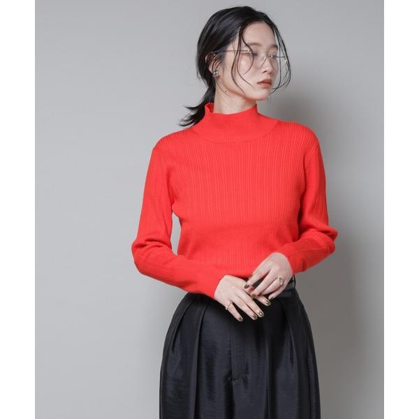 『セール実施中』ZOZO問い合わせ番号:100449049ショップ:NANO universe，ナノユニバースブランド:NANO universe，ナノユニバース商品名:ホホバオイル加工ランダムリブタートルニットカテゴリ:トップス>ニ...