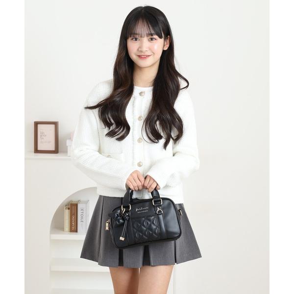 『タイムセール実施中』ZOZO問い合わせ番号:100449765ショップ:FUNALIVE，ファンアライブブランド:FUNALIVE，ファンアライブ商品名:Coboca+合皮キルトチャーム付2WAYSD kidsカテゴリ:バッグ>ショ...