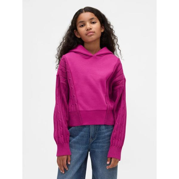 『タイムセール実施中』ZOZO問い合わせ番号:100449813ショップ:GAP，ギャップブランド:GAP，ギャップ商品名:ヴィンテージソフト ミックスメディア パーカー (キッズ)カテゴリ:トップス>パーカーブランド品番:84451...