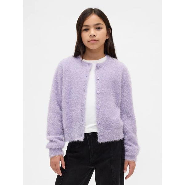 『セール実施中』ZOZO問い合わせ番号:100449815ショップ:GAP，ギャップブランド:GAP，ギャップ商品名:メタリック アイラッシュ ニットカーディガン (キッズ)カテゴリ:トップス>カーディガン/ボレロブランド品番:853...