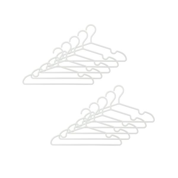 ※このアイテムは返品・交換対象外商品です。ZOZO問い合わせ番号:100450289ショップ:無印良品，ムジルシリョウヒンブランド:無印良品，ムジルシリョウヒン商品名:再生ポリプロピレンハンガー　約幅４２ｃｍ　１０本組カテゴリ:インテリア&...