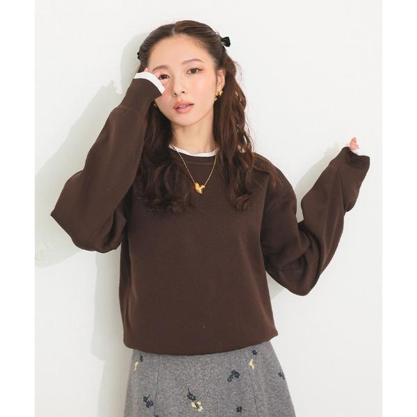 『タイムセール実施中』ZOZO問い合わせ番号:100450379ショップ:DONOBAN，ドノバンブランド:pufe，ピュフェ，DONOBAN，ドノバン商品名:【pufe】レイヤード風プルオーバーカテゴリ:トップス>ニット/セーターブ...