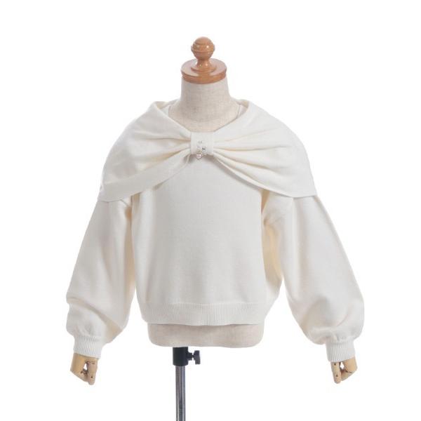 『セール実施中』ZOZO問い合わせ番号:100450423ショップ:axes femme，アクシーズファムブランド:axes femme，アクシーズファム商品名:リボンモチーフニットカテゴリ:トップス>ニット/セーターブランド品番:Z...