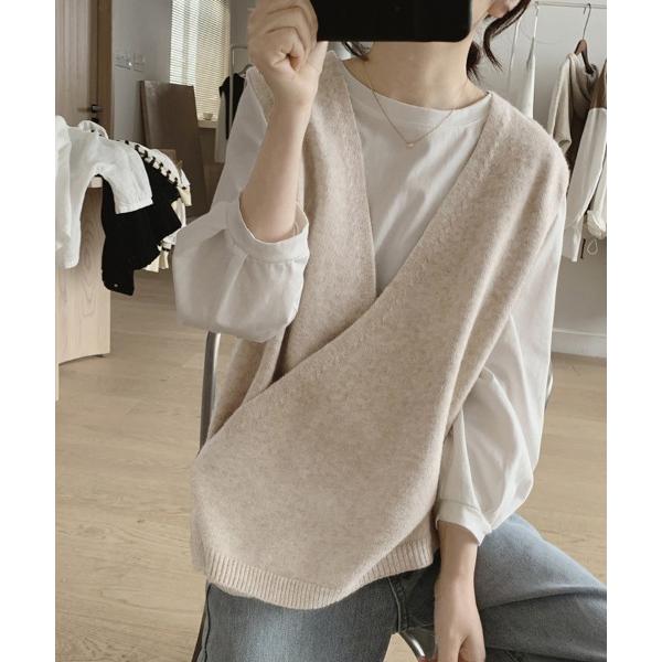 『タイムセール実施中』ZOZO問い合わせ番号:100450870ショップ:perky room，パーキールームブランド:Doux Belle，ドゥーベル，perky room，パーキールーム商品名:ミニマルデザインノースリーブニットベストカ...