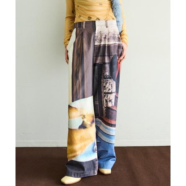 『タイムセール実施中』ZOZO問い合わせ番号:100450989ショップ:MAISON SPECIAL，メゾン スペシャルブランド:MAISON SPECIAL，メゾンスペシャル商品名:Cityscape Photo Collage Pan...