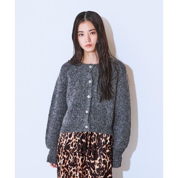 『セール実施中』ZOZO問い合わせ番号:100473842ショップ:JEANASIS，ジーナシスブランド:JEANASIS，ジーナシス商品名:3Gリッチシャギーショートクルーニットカーディガン/629912カテゴリ:トップス>カーディ...
