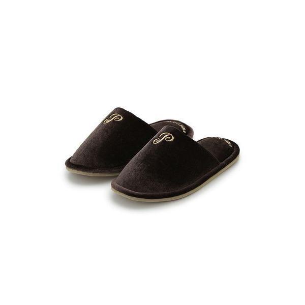 『セール実施中』ZOZO問い合わせ番号:100481544ショップ:gelato pique，ジェラート　ピケブランド:gelato pique，ジェラートピケ商品名:エンブレムモチーフベロアルームシューズカテゴリ:インテリア>ルーム...