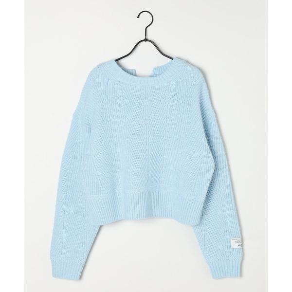 『タイムセール実施中』ZOZO問い合わせ番号:100484063ショップ:niko and...，ニコアンドブランド:niko and...，ニコアンド商品名:【WILLIAM B.ELIOTT】バックリボンニットプルオーバーカテゴリ:トッ...