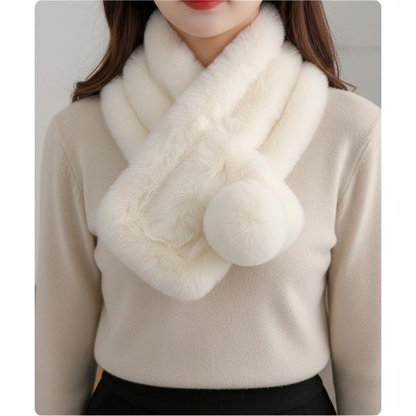 『タイムセール実施中』ZOZO問い合わせ番号:100487645ショップ:Bonjour Sagan，ボンジュールサガンブランド:I.O.E，アイオイ商品名:ポンポンエコファーマフラーカテゴリ:ファッション雑貨>マフラーブランド品番:...