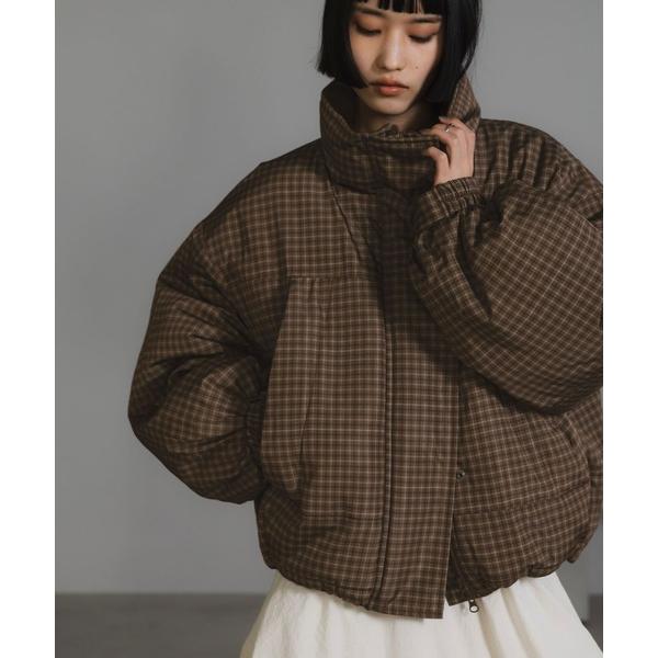 ZOZO問い合わせ番号:100489139ショップ:LOWRYS FARM，ローリーズファームブランド:LOWRYS FARM，ローリーズファーム商品名:チェックモンスターショートコート　598063カテゴリ:ジャケット/アウター>ブ...