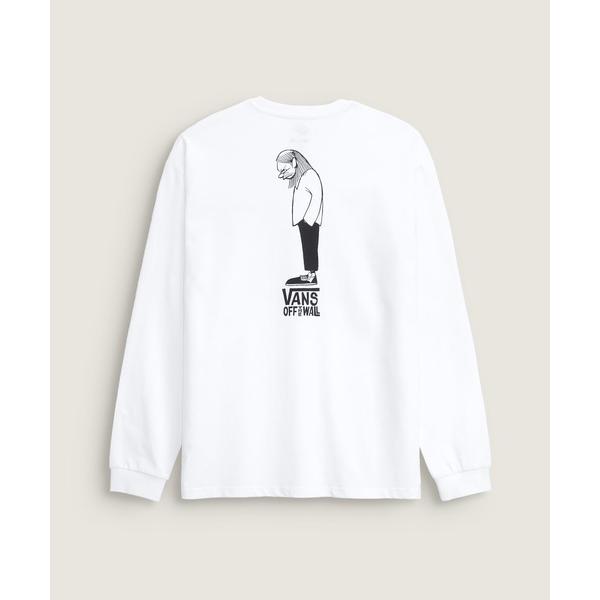 ZOZO問い合わせ番号:100490857ショップ:VANS，ヴァンズブランド:VANS，バンズ商品名:YUSUKE HANAI Tシャツ / HANAI LS TEE White VN000SPSWHT1カテゴリ:トップス>Tシャツ...