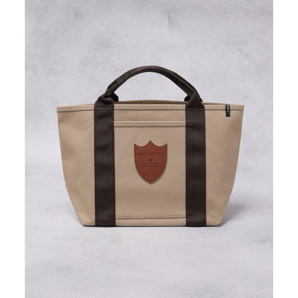 ZOZO問い合わせ番号:100491029ショップ:MR.OLIVE，ミスターオリーブブランド:WALK IN CLOSET，ウォークインクローゼット商品名:【 SABLE CLUCH】LEATHER TAG CANVAS TOTE (M)...