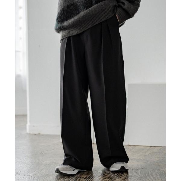 ZOZO問い合わせ番号:100491870ショップ:Rocky Monroe，ロッキーモンローブランド:Rocky Monroe，ロッキーモンロー商品名:新色追加 セミワイド2タックイージーストレートスラックスカテゴリ:パンツ>スラッ...