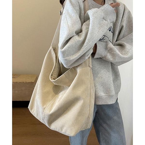 『タイムセール実施中』ZOZO問い合わせ番号:100492226ショップ:Ada.，エイダブランド:Miniministore，ミニミニストア商品名:コーデュロイショルダーバッグ大きめ韓国風カテゴリ:バッグ>ショルダーバッグブランド品...