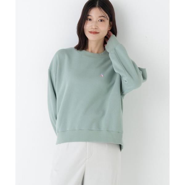 『タイムセール実施中』ZOZO問い合わせ番号:100492422ショップ:human woman，ヒューマンウーマンブランド:human woman，ヒューマンウーマン商品名:◆モチーフワッペン裏起毛スウェットカテゴリ:トップス>スウ...