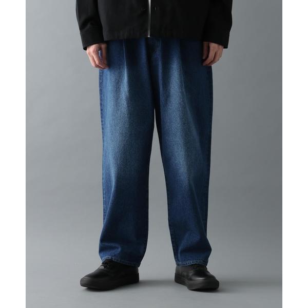 『セール実施中』ZOZO問い合わせ番号:100492884ショップ:GLOBAL WORK，グローバルワークブランド:GLOBAL WORK，グローバルワーク商品名:デニム/タックワイドパンツ/622544カテゴリ:パンツ>デニムパン...