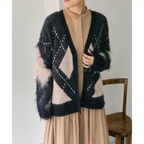『タイムセール実施中』ZOZO問い合わせ番号:100492935ショップ:ear PAPILLONNER，イア パピヨネブランド:ear PAPILLONNER，イアパピヨネ商品名:アーガイルニットカーディガン【SUM1 STYLE】カテゴ...