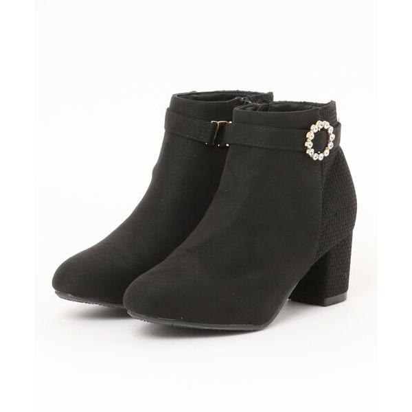 『セール実施中』ZOZO問い合わせ番号:100492943ショップ:Parade ワシントン靴店，パレード ワシントンクツテンブランド:Parade，パレード商品名:素材切り替えパールビジューバックルブーツ 1031-WKカテゴリ:シューズ...