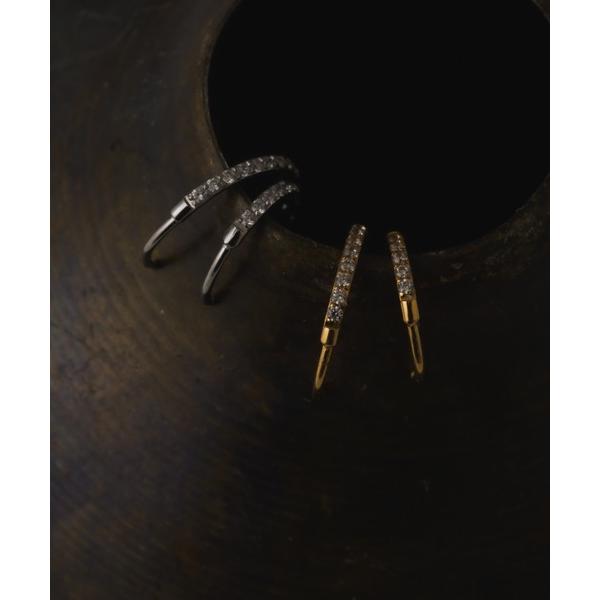 ※このアイテムは返品・交換対象外商品です。ZOZO問い合わせ番号:100493217ショップ:euphoria，ユーフォリアブランド:muku，ムク商品名:PIERCE/SLIM ZIRCONIALINEカテゴリ:アクセサリー>ピアス...