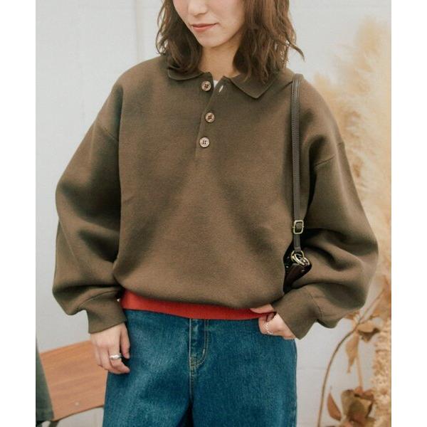 『セール実施中』ZOZO問い合わせ番号:100493286ショップ:CIAOPANIC TYPY，チャオパニックティピーブランド:CIAOPANIC TYPY，チャオパニックティピー商品名:裾リブ配色ニットポロカテゴリ:トップス>ニッ...