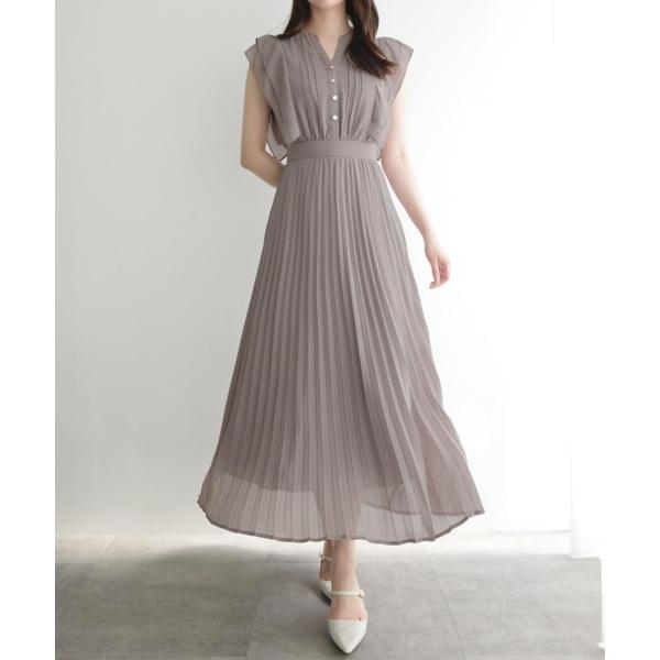 『タイムセール実施中』ZOZO問い合わせ番号:100493322ショップ:junoah，ジュノアブランド:mipiarl，ミピアール商品名:ラッフルピンタックプリーツワンピースカテゴリ:ワンピース/ドレス>ワンピースブランド品番:fr...