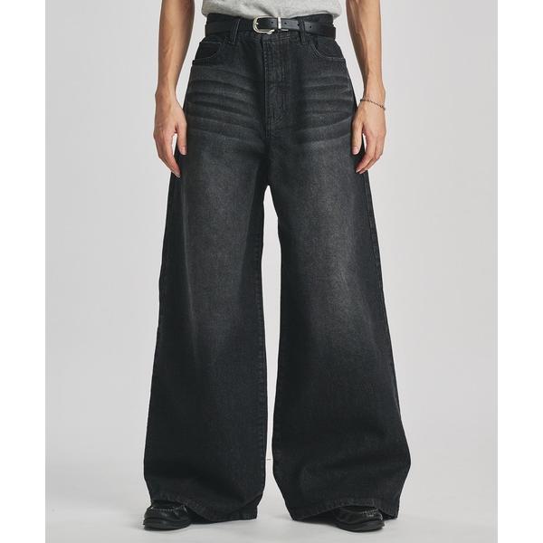 ZOZO問い合わせ番号:100493341ショップ:epnok，エプノックブランド:selle glant，セレグランテ商品名:WIDE BUGGY FADE DENIM PANTS/ワイドバギーフェードデニムパンツカテゴリ:パンツ>...