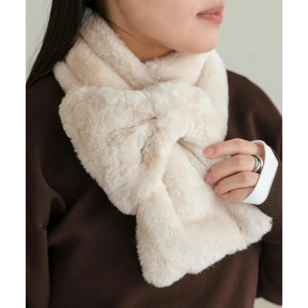 『タイムセール実施中』ZOZO問い合わせ番号:100493425ショップ:DONOBAN，ドノバンブランド:DONOBAN，ドノバン商品名:リボン＆さしこみ エコファーマフラーカテゴリ:ファッション雑貨>マフラーブランド品番:dab5...