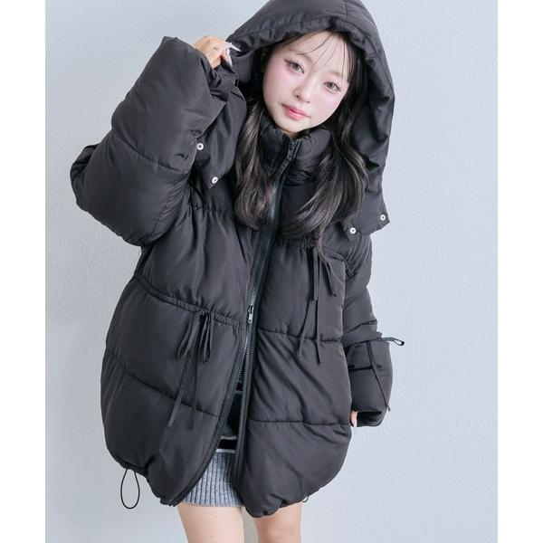 『タイムセール実施中』ZOZO問い合わせ番号:100493746ショップ:OLIVE des OLIVE，オリーブ デ オリーブブランド:OLIVE des OLIVE，オリーブデオリーブ商品名:リボンエコダウンミドル丈ブルゾンカテゴリ:ジ...