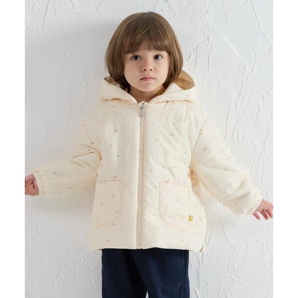 『セール実施中』ZOZO問い合わせ番号:100523996ショップ:moimoln，モイモルンブランド:moimoln，モイモルン商品名:フード付きベア軽量パデットジャケットカテゴリ:ジャケット/アウター>ブルゾンブランド品番:M25...