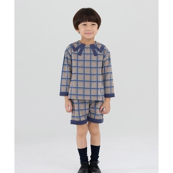 『セール実施中』ZOZO問い合わせ番号:100524002ショップ:moimoln，モイモルンブランド:moimoln，モイモルン商品名:【日本限定復刻セットアップ】リボンチェックカラー長袖トップス＆ショートパンツカテゴリ:ジャケット/アウ...