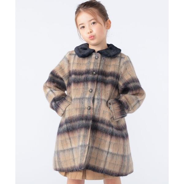 『セール実施中』ZOZO問い合わせ番号:100524759ショップ:SHIPS KIDS，シップス キッズブランド:SHIPS，シップス商品名:SHIPS KIDS:100〜130cm/シャギー チェック コートカテゴリ:ジャケット/アウタ...