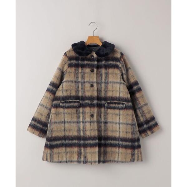『セール実施中』ZOZO問い合わせ番号:100524760ショップ:SHIPS KIDS，シップス キッズブランド:SHIPS，シップス商品名:SHIPS KIDS:140〜150cm/シャギー チェック コートカテゴリ:ジャケット/アウタ...