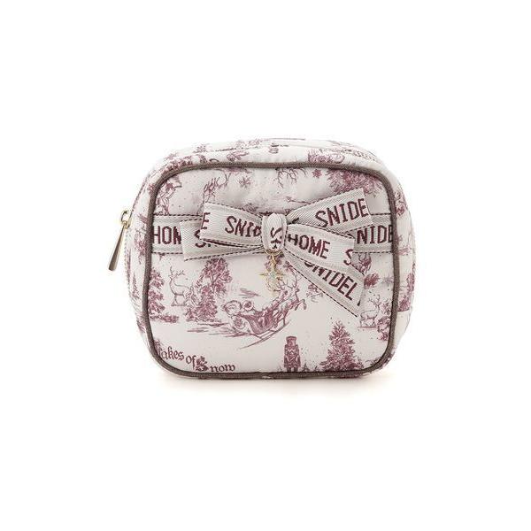 『セール実施中』ZOZO問い合わせ番号:100524982ショップ:SNIDEL HOME，スナイデルホームブランド:SNIDEL HOME，スナイデルホーム商品名:ロゴリボンホリデージュイポーチカテゴリ:財布/小物>ポーチブランド品...