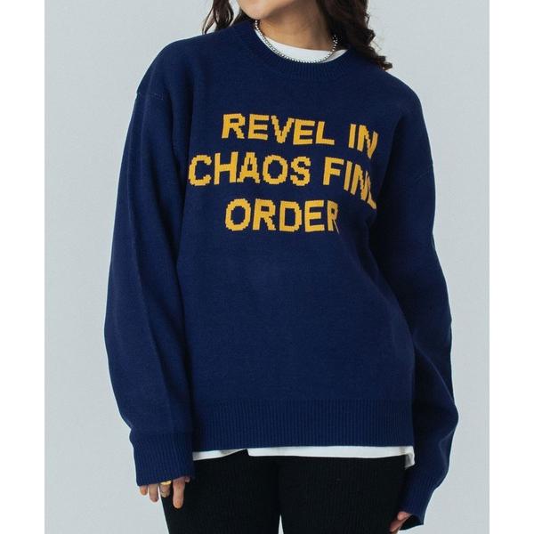 『セール実施中』ZOZO問い合わせ番号:100555102ショップ:ROSE BUD，ローズバッドブランド:ROSE BUD，ローズバッド商品名:JACQUARD LOGO KNITカテゴリ:トップス>ニット/セーターブランド品番:2...