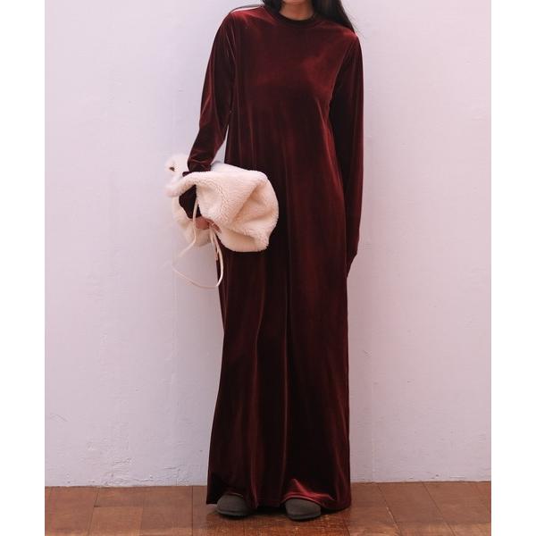 ZOZO問い合わせ番号:100585752ショップ:AKTE，アクテブランド:AKTE，アクテ商品名:ベロアIラインワンピースカテゴリ:ワンピース/ドレス>ワンピースブランド品番:125304100素材:ポリエステル95%　ポリウレタ...