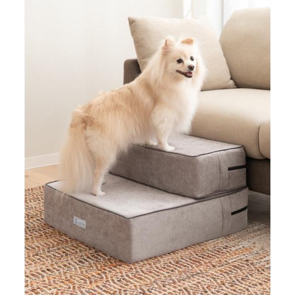 『タイムセール実施中』※このアイテムは返品・交換対象外商品です。ZOZO問い合わせ番号:100585756ショップ:EMOOR，エムールブランド:EMOOR，エムール商品名:パピーとシニアのためのやさしいドッグステップ ワイドタイプ ラグジ...