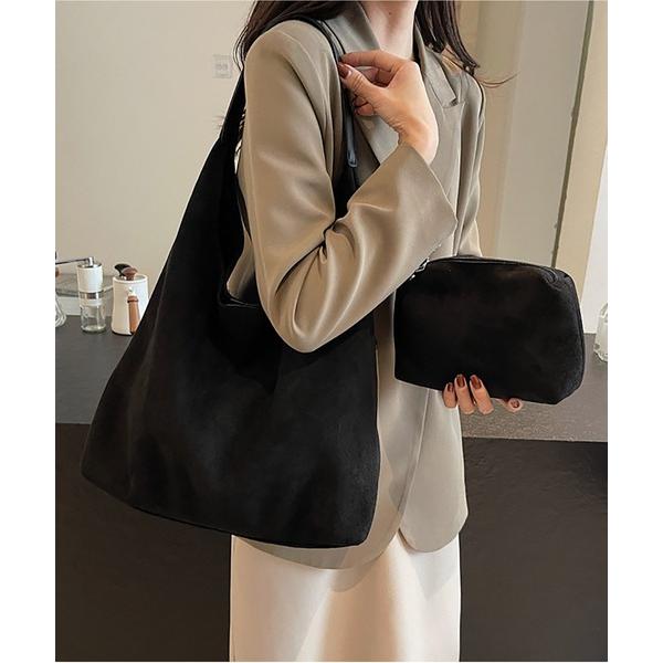 『セール実施中』ZOZO問い合わせ番号:100617881ショップ:FRP，エフアールピーブランド:TABI PAL，タビパル，FRP，エフアールピー商品名:ポーチ付きスエード　トートバッグカテゴリ:バッグ>トートバッグブランド品番:...