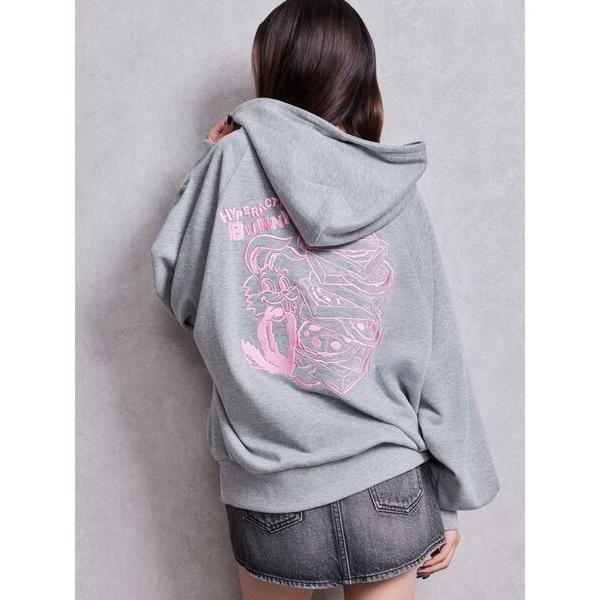 『タイムセール実施中』ZOZO問い合わせ番号:100619018ショップ:GYDA，ジェイダブランド:GYDA，ジェイダ商品名:HYPERACTIVE BUNNYスウェットパーカーカテゴリ:トップス>パーカーブランド品番:072612...