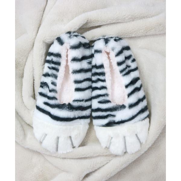 ZOZO問い合わせ番号:100619459ショップ:Bonjour Sagan，ボンジュールサガンブランド:box408，ボックスヨンマルハチ商品名:ルームシューズ ねこのあし スリッパ もこもこカテゴリ:インテリア>ルームシューズ/...