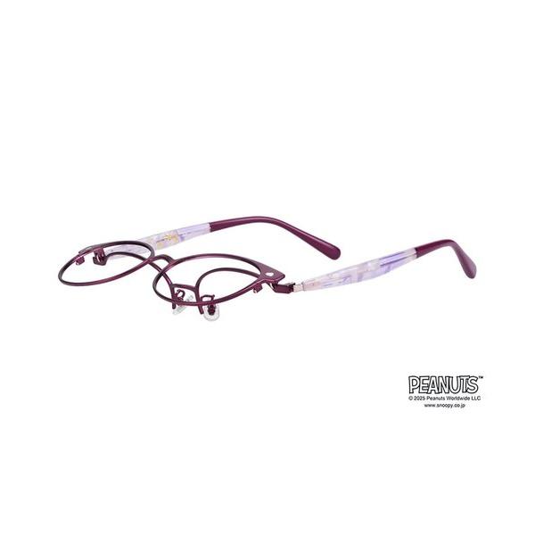 ZOZO問い合わせ番号:100622524ショップ:Zoff，ゾフブランド:Zoff，ゾフ商品名:Zoff｜PEANUTS オーバル型 跳ね上げ式 メガネ｜フリップアップ｜スヌーピー オラフ アンディ ピーナッツ SNOOPY ズレ落ち防止...